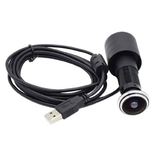 Промышленная безопасная USB-камера с глазом кошки и 1,78-дюймовой линзой с золотой рамкой для улучшенного обзора