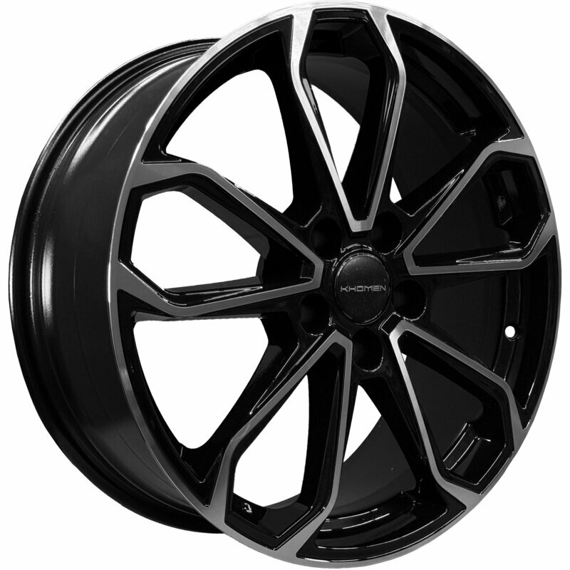 Литой колесный диск Khomen Wheels KHW1816 (Chery Tiggo 8 (Pro/Pro Max)) 7x18/5x108 ET47 D60,1 Black-FP