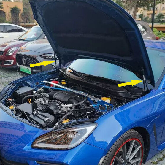 Газовые упоры капота для Subaru BRZ 2022 н. в. ZD8 "Амортизаторы" Субару БРЗ ZD8 2 шт