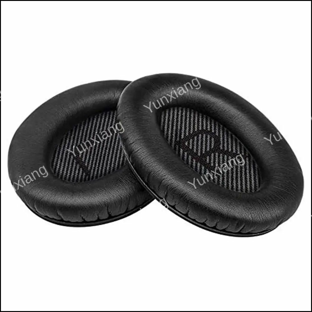 Замена амбушюр для наушников Bose QC2, QC15, QC25, QC35, AE2, AE2i, AE2w из искусственной кожи и мягкого мемори-поролона