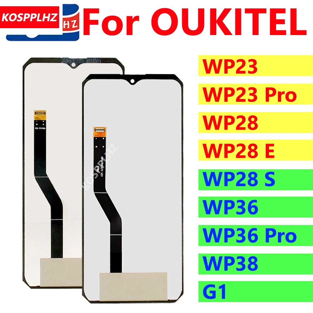 Для Oukitel WP28 WP36 WP38 Pro ЖК-дисплей с сенсорным экраном Digitier Oukitel WP28E WP28S ЖК-дисплей Oukitel G1 LCD WP23 Plus LCD