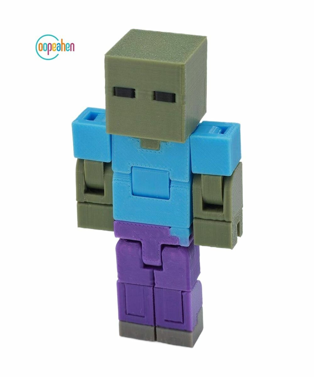 Держатель для фигурки Minecraft, подвижный шарнир, игрушка-орнамент, 8/14/18 см, для детей, в подарок.