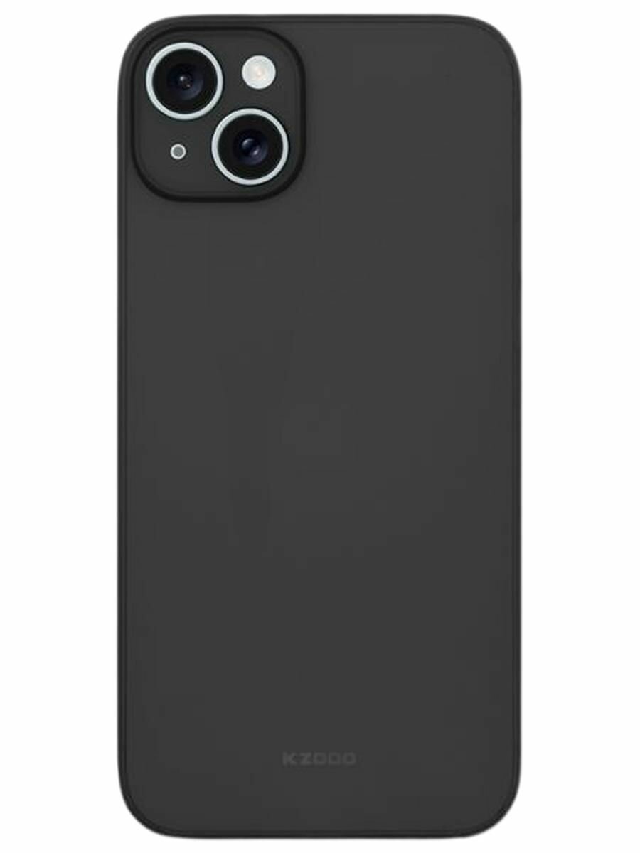 Чехол на iPhone 15 Plus, Air Skin ультратонкий пластик, черный