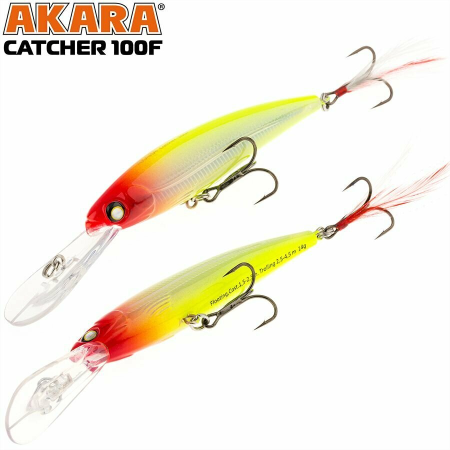 Воблер Akara Catcher 100F 14гр. (1/2 oz 3,9 in) A51