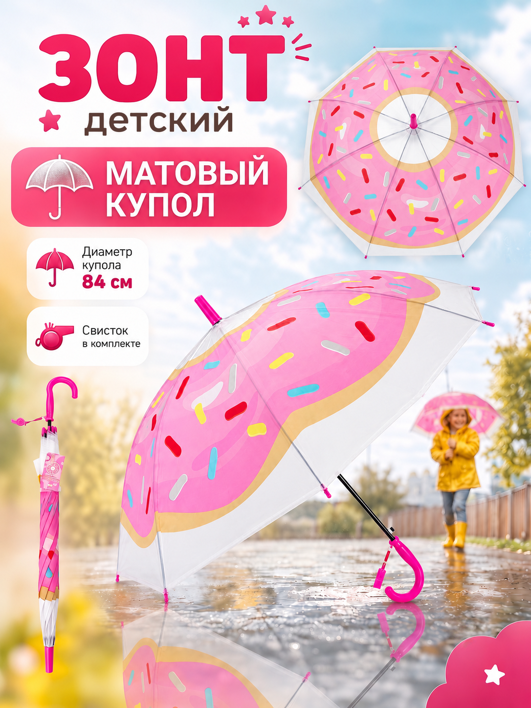 Зонт-трость ND Play