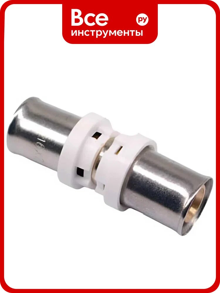 Муфта пресс‑фитинг K‑FLEX SOLID 86MLAA1A020000C, латунно‑стального сплава, без резьбы, профиль TH, высокая температура