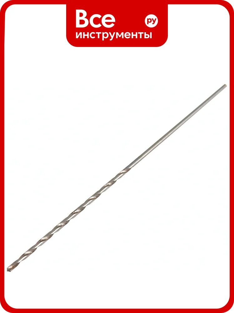 Сверло по металлу 0.8x46/25 мм, HSS-G, DIN 340, 135 градусов H-Tools 1070-1008