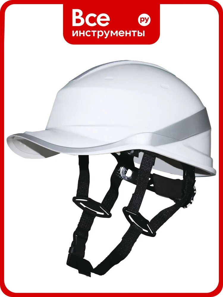 Защитная каска Delta Plus BASEBALL DIAMOND V UP из ABS, белая DIAM5UPBCFLBS