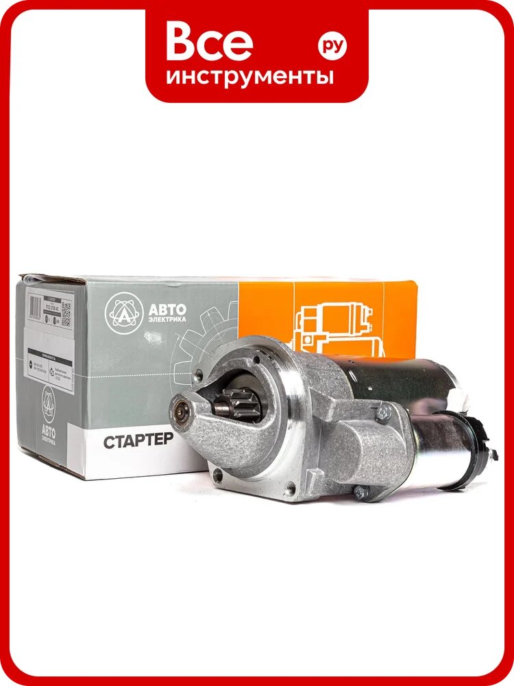 Стартер редукторный ВАЗ/-2121/-2123 12В/1.55 кВт автоэлектрика 5722.3708 02.1405 55 Вт, для бензиновых двигателей