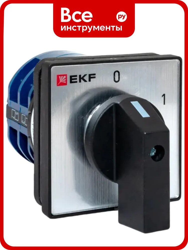 Переключатель кулачковый EKF ПК-1-13 32А 3P «0-1» IP65 pk-1-13-32-65
