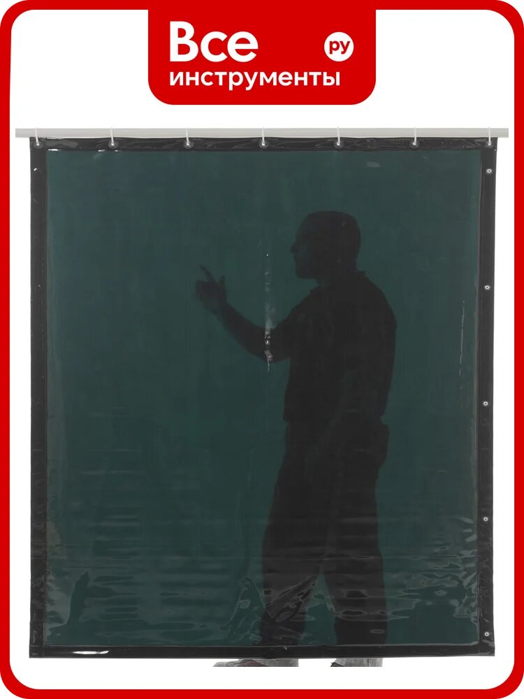 Защитная штора Dark Green от FABTEC – темно-зелёный цвет, прочный полиэстер, защищает от солнечных лучей