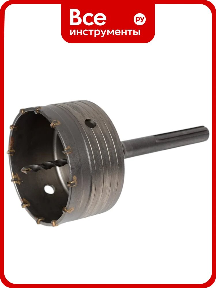 Коронка SDS-Max по бетону буровая в сборе 110 мм для перфоратора Strong CTK-06800110 с сухим резом, для камня и кирпича