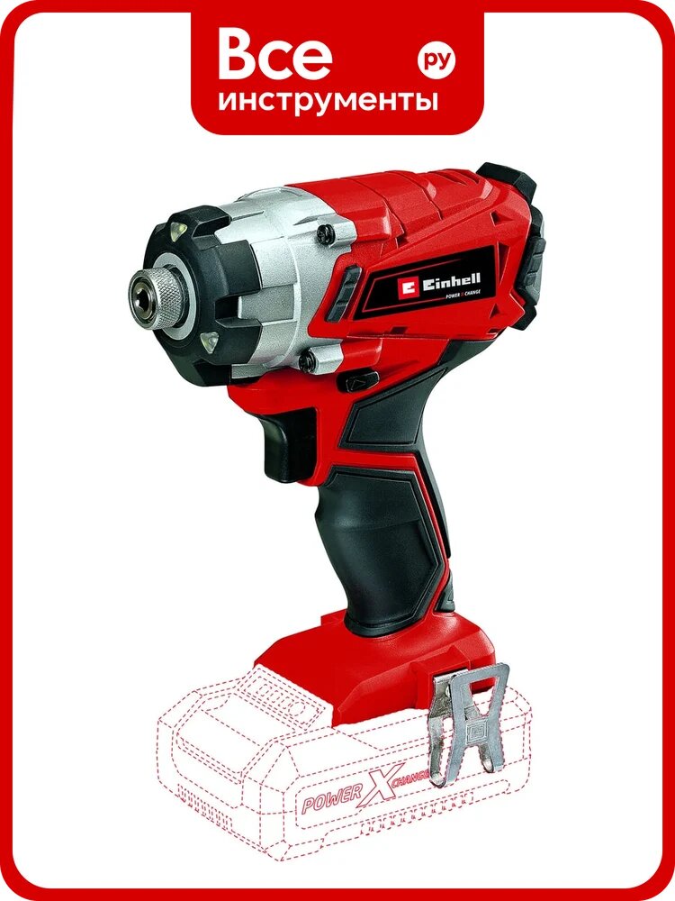 Ударный аккумуляторный винтоверт Einhell PXC TE-CI 18/1 Li Solo 4510034