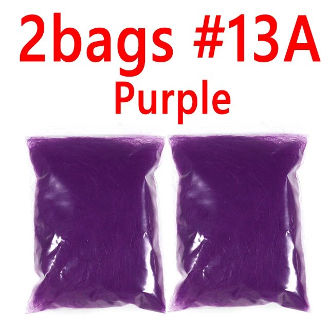 Bimoo 2 упаковок материала для вязания мушек 2 bags Purple 13A