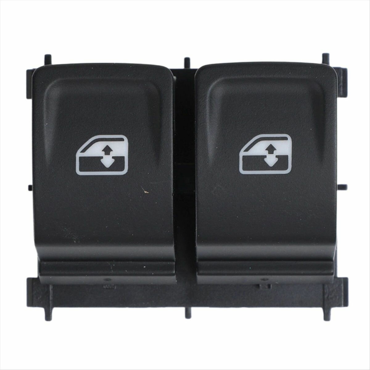 Кнопка переключателя стеклоподъёмника 5JB959858C для Skoda Rapid и Seat Toledo 2013-2015, черная пластик, запасная