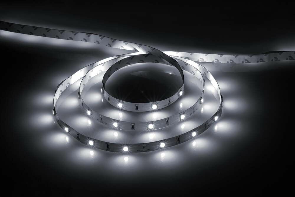Cветодиодная лента LED LS606, 30SMD(5050)/м 7.2Вт/м 5м IP20 12V 6500K Feron 27641