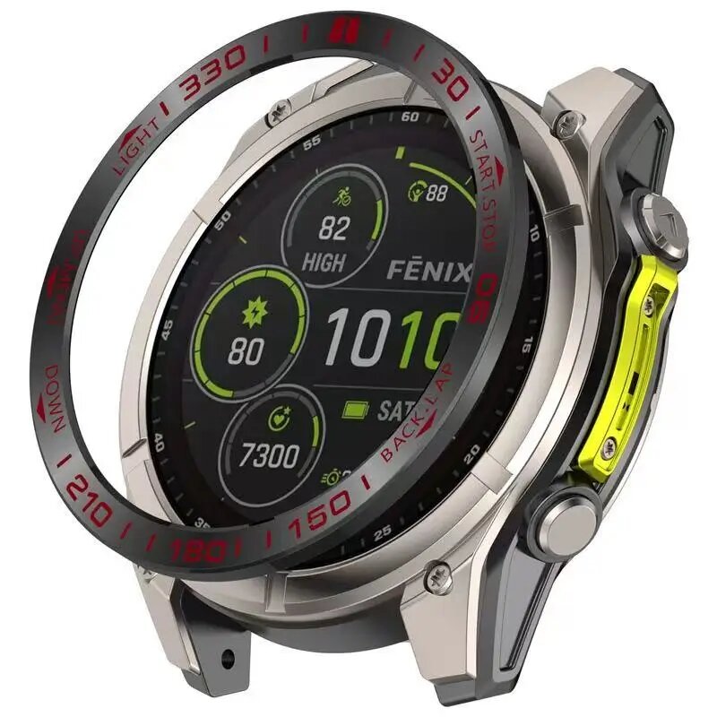 Garmin Fenix 8 47mm SOLAR, Speed Black Red