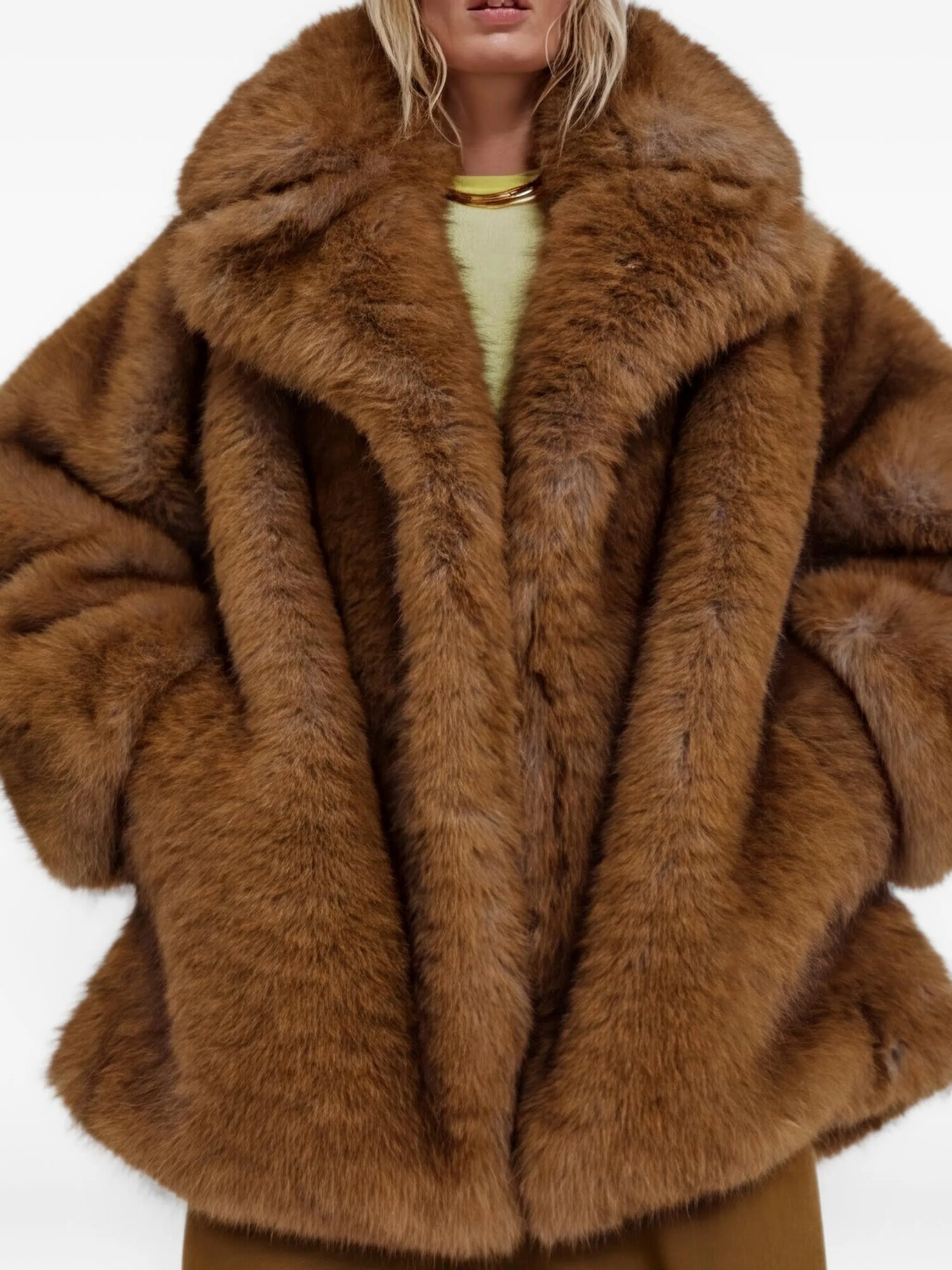 Пальто DARKPARK Faux-fur oversized coat, размер 40 — фото 1
