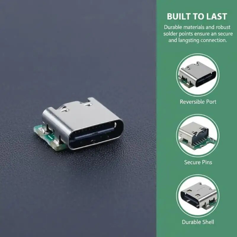 Запасной USB-C разъем для зарядки NDSL, 1 шт, порт-конвертер Type-C для модификации DS Lite, DIY