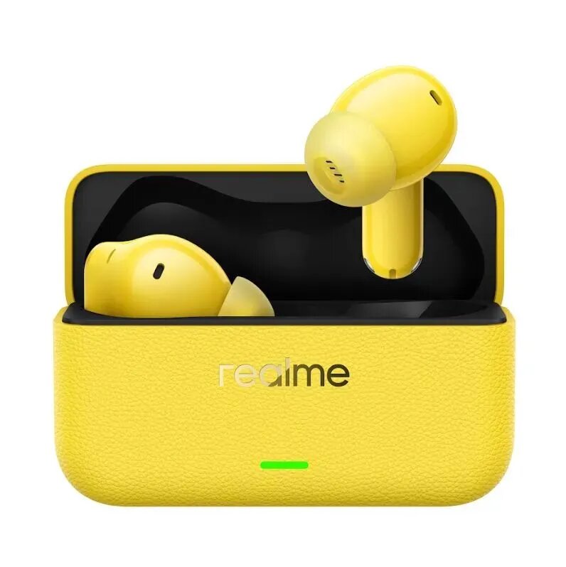 Realme Наушники беспроводные с микрофоном realme Buds T500 Pro, Bluetooth, USB Type-C, желтый