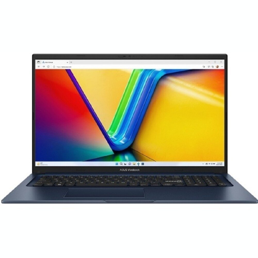 Ноутбук ASUS VivoBook 17 X1704-AU1159 Intel Core i7 150U/16Gb/512Gb SSD/17.3" FHD IPS/No OS Blue (90NB13X2-M00RH0)