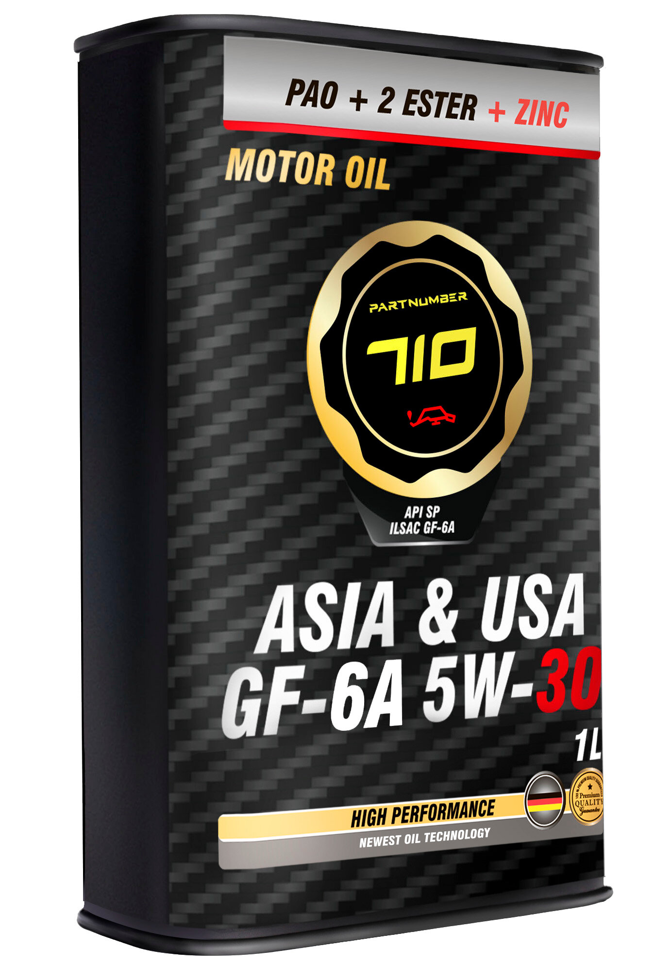 PARTNUMBER 710 ASIA&USA GF-6A 5W-30 Масло моторное, Синтетическое, 1 л