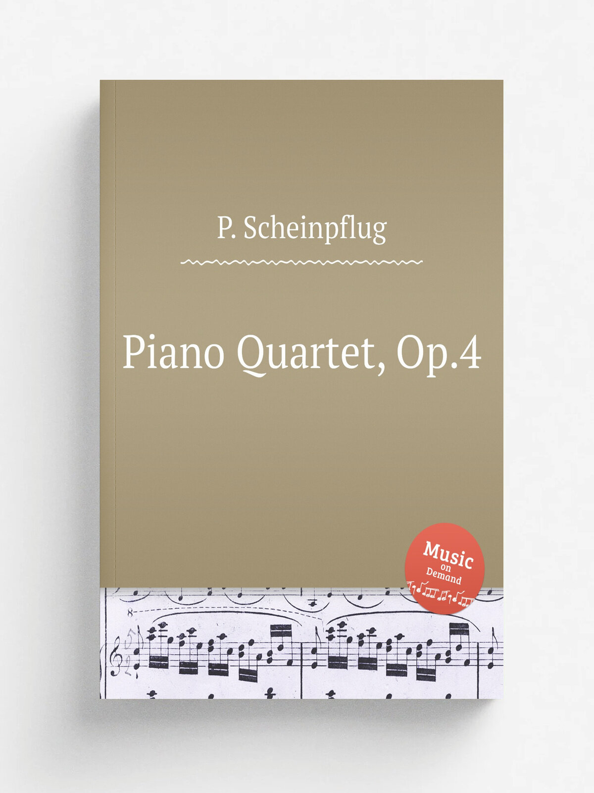 Piano Quartet, Op.4 | P. Scheinpflug | Репринт