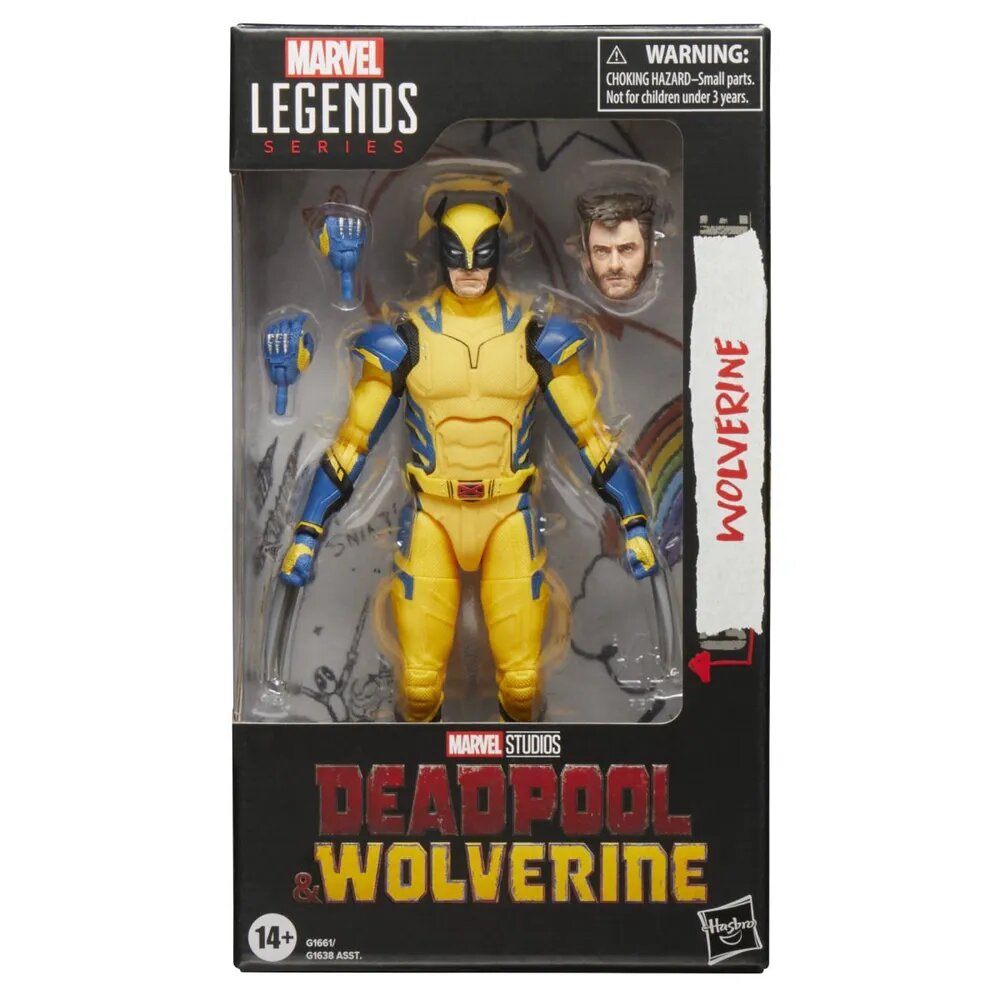 Фигурки Hasbro Marvel Legends Deadpool&Wolverine Series Action Figures-16cm; Марвел фигурки