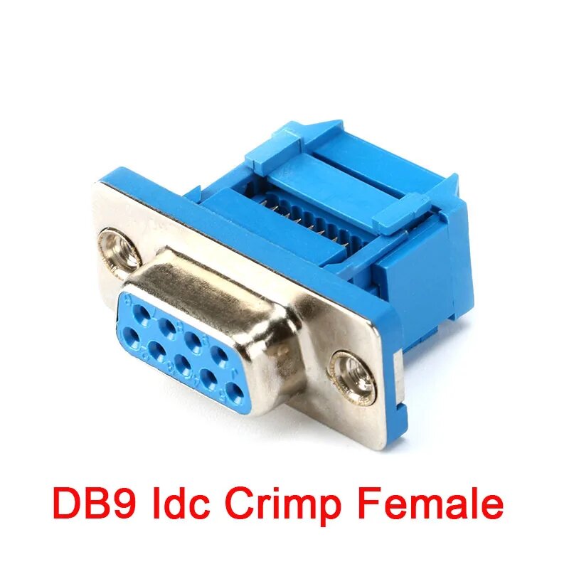 Разъем DB9 RS232, 9-контактный, Female