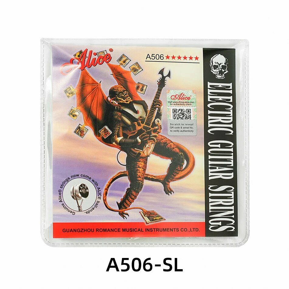Струны для электрогитары Alice A506-SL 008-038