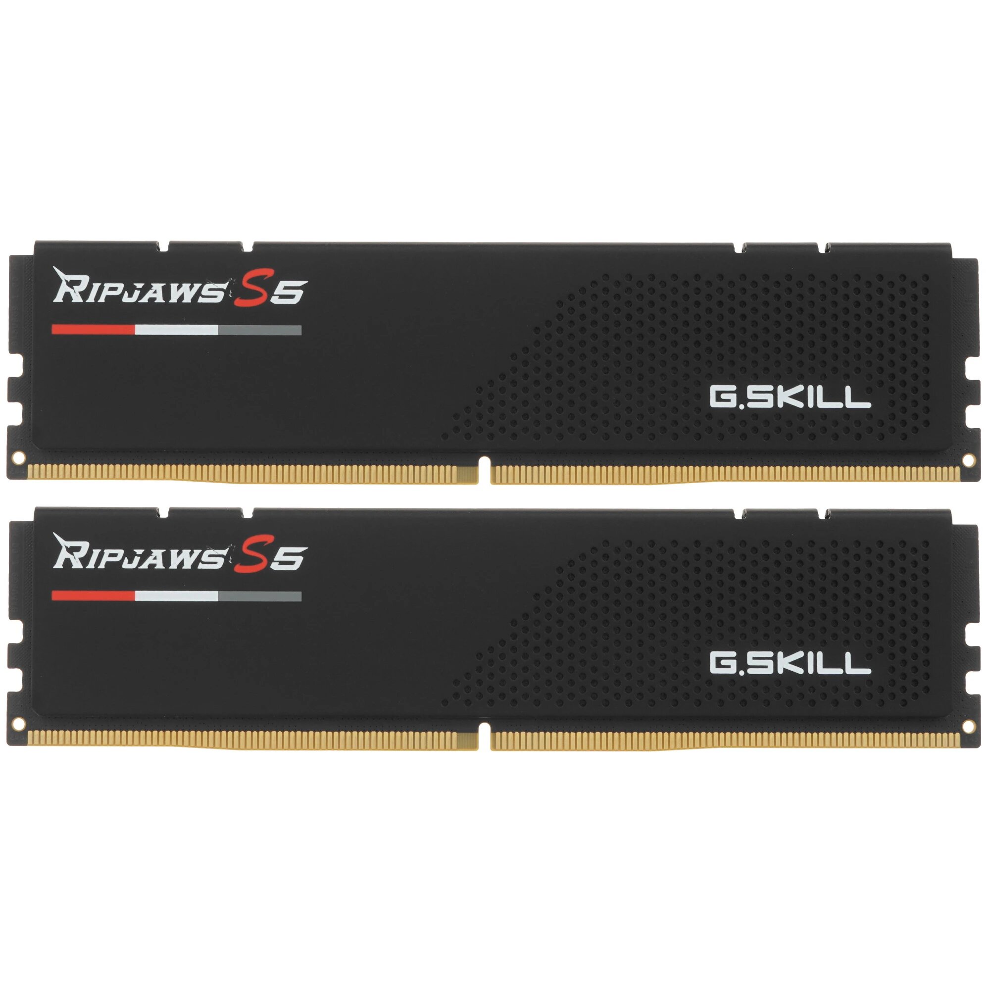 Оперативная память G.SKILL RIPJAWS S5 (F5-6000J3040G32GX2-RS5K) DDR5, 64GB (2x32Gb) 6000MHz, CL30, 1.4V, черный