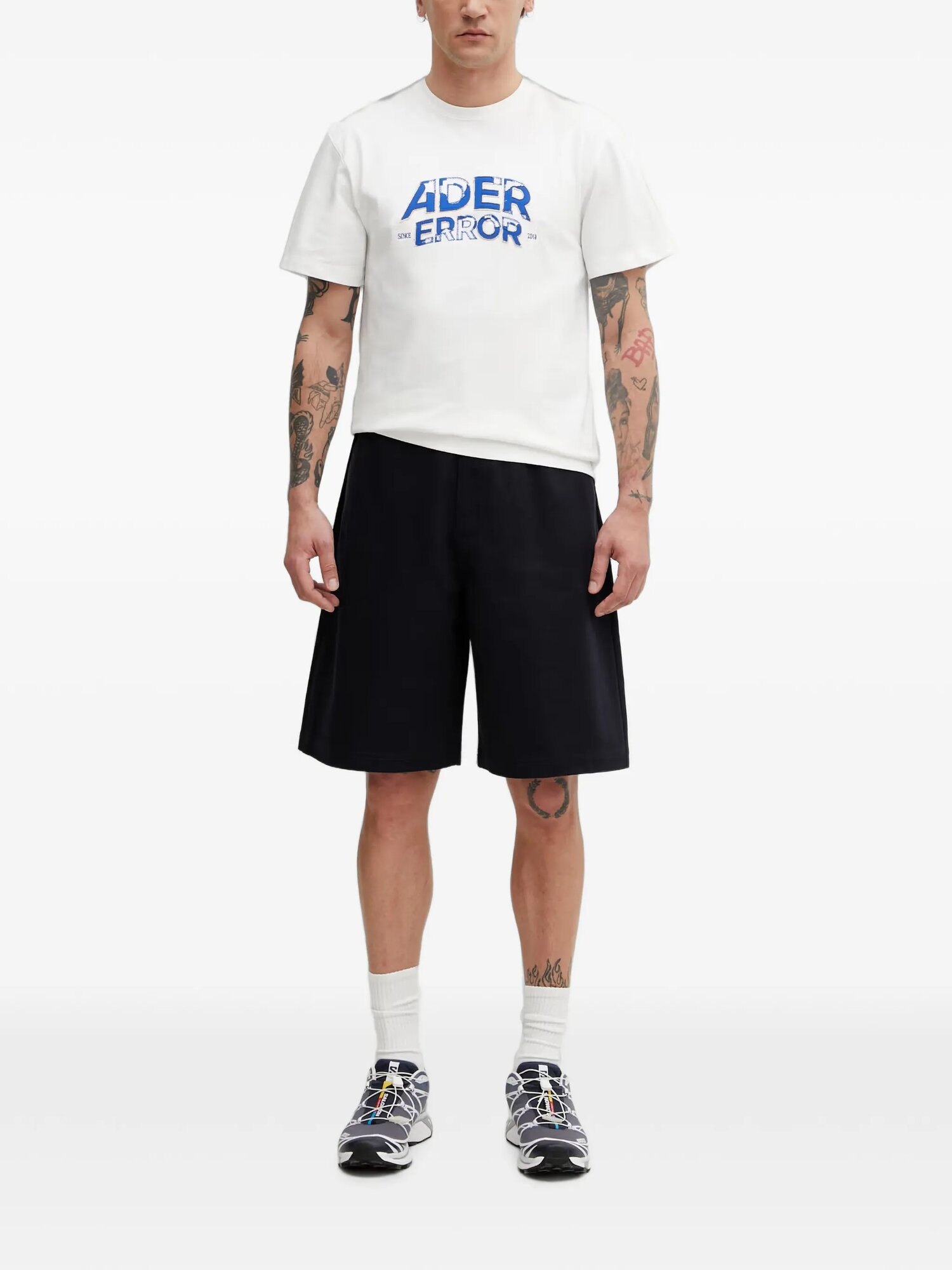 Шорты ADERERROR Logo-patch shorts, размер 48 — фото 1