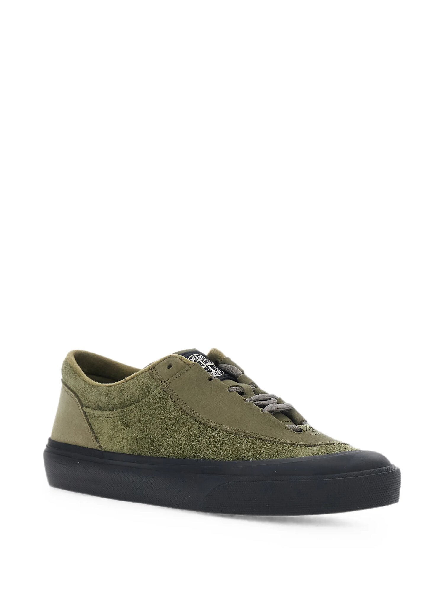 Кроссовки Stone Island Logo-patch panelled sneakers, размер 43 EU — фото 1