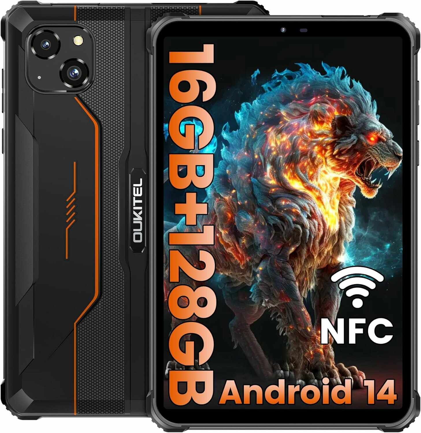 OUKITEL RT3 Pro, 8 дюймов, 16 (4+12) ГБ + 128 ГБ, 5150 мАч, Android 14