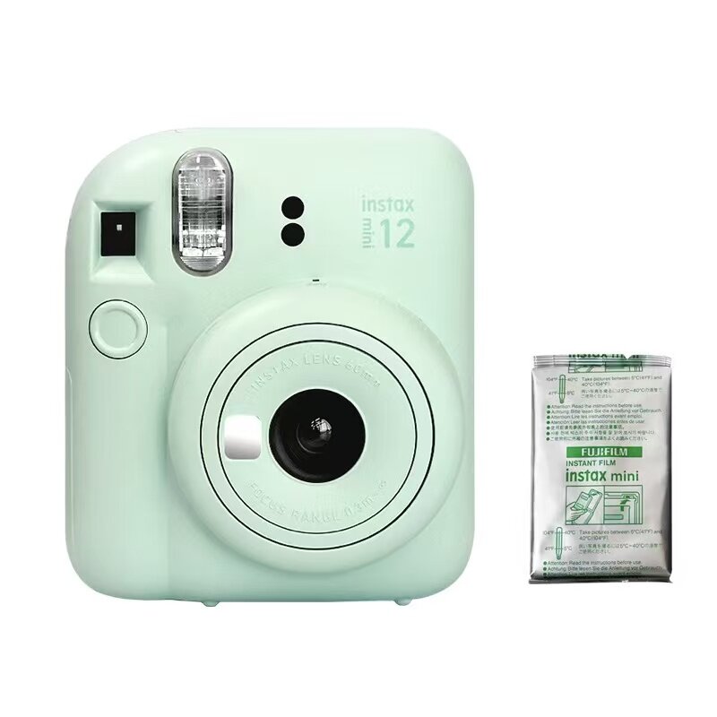 Фотоаппарат моментальной печати Fujifilm Instax Mini 12 Green (В комплекте 10 листов фотобумаги)