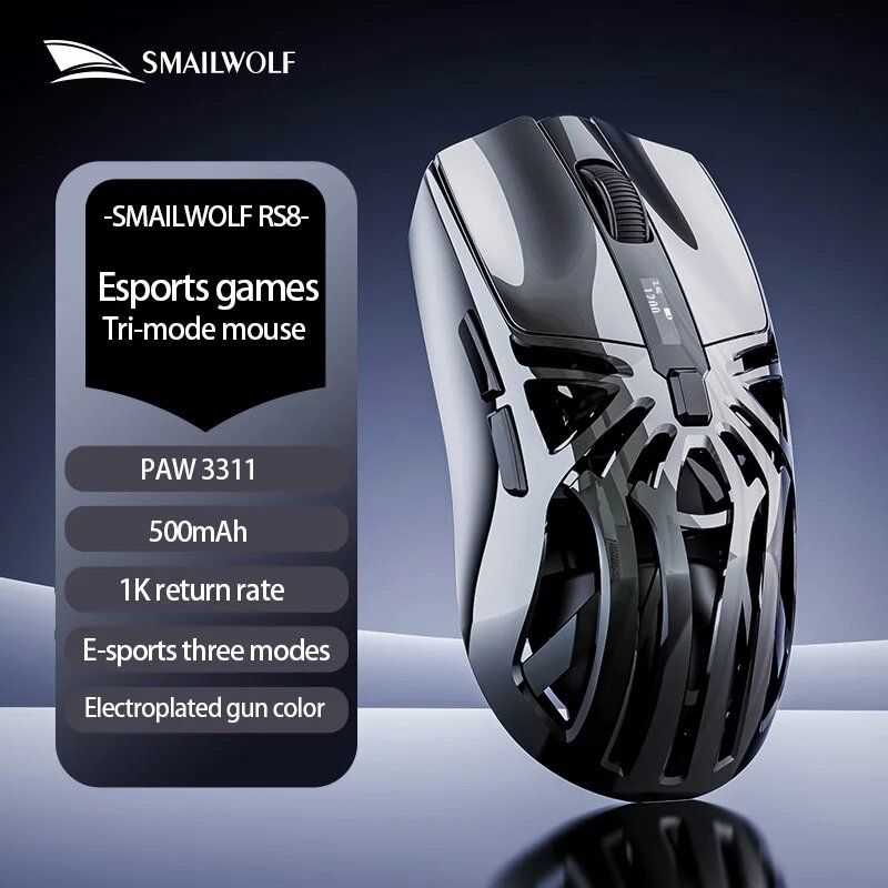 Беспроводная мышь SMAILWOLF RS8, цвет RS8 PRO PAW3311