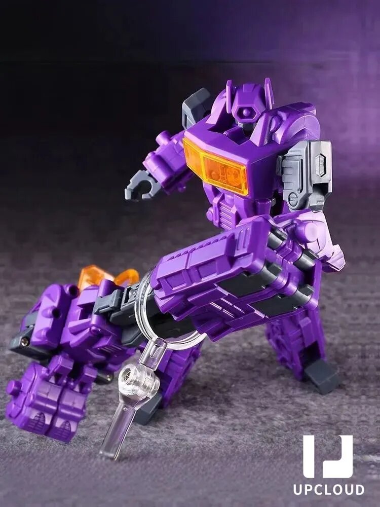 Трансформер UPCLOUD Шоквейв Transformers, Фиолетовый, ABS пластик, 12 см