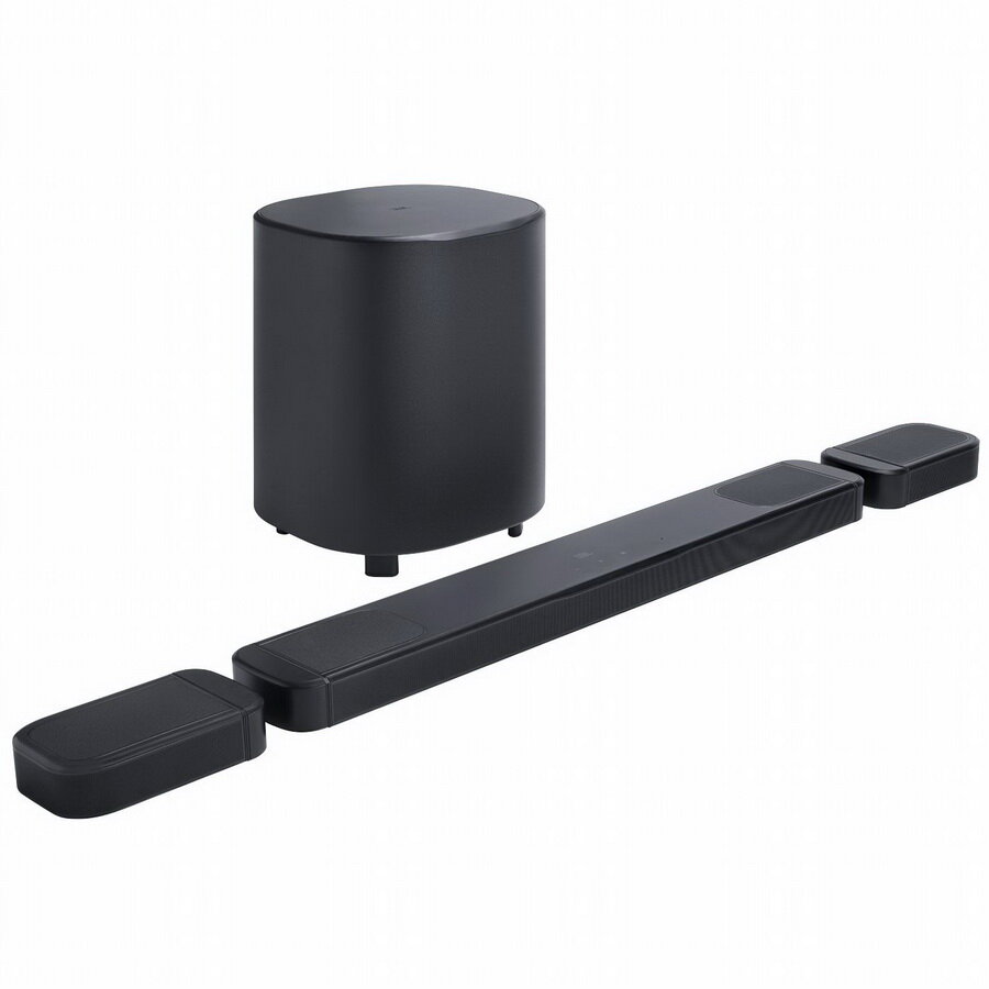 Саундбар JBL BAR1000MK2, 7.1.4, Black, 660Вт, поддержка Dolby Atmos