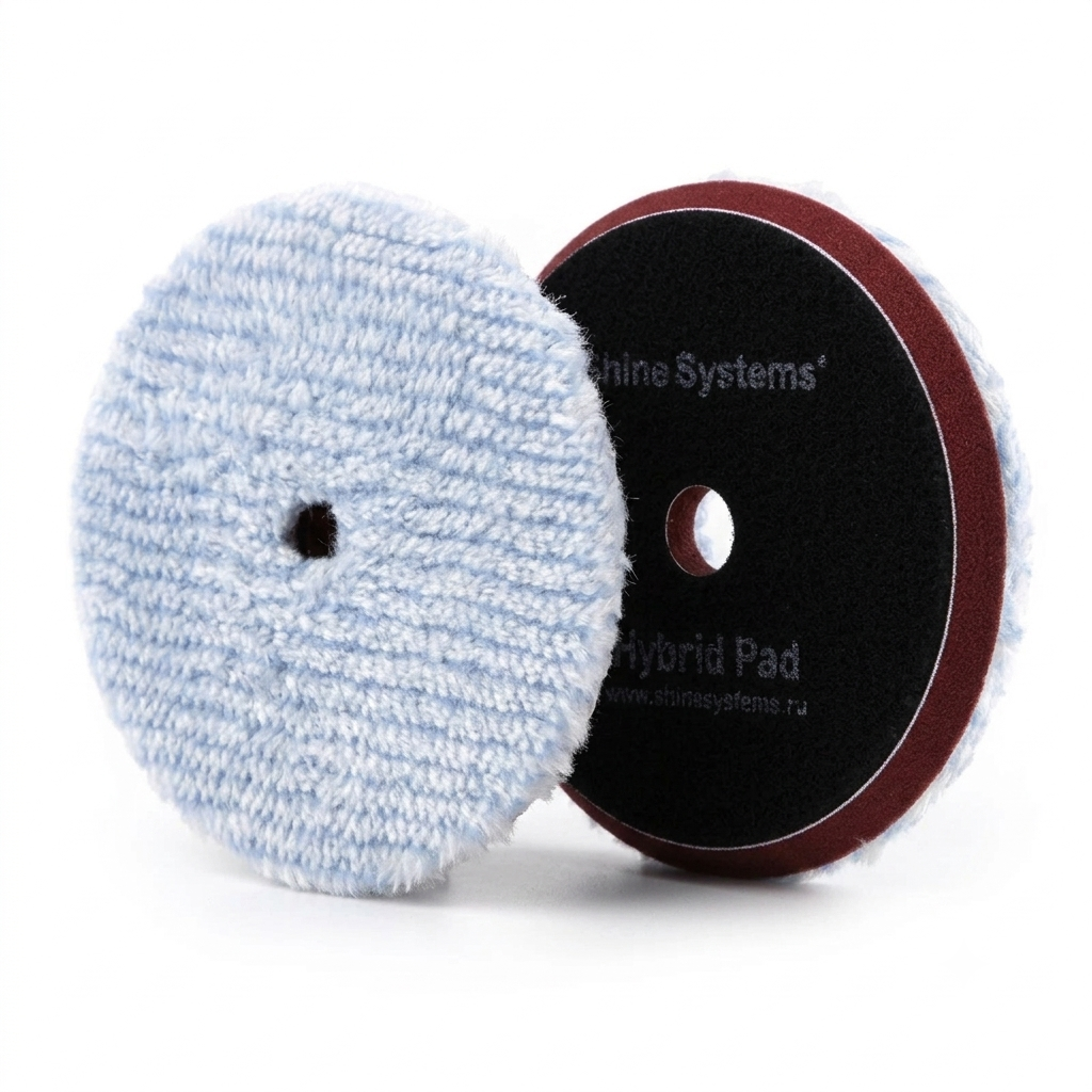 Гибридный полировальный круг 155 мм Hybrid Pad Shine Systems SS533