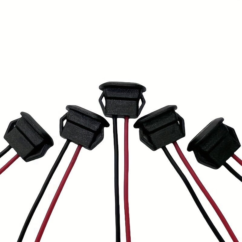 5 шт. USB-C разъём Type-C к 2-контактному оголённому проводу, переходник-удлинитель для ремонта электроники