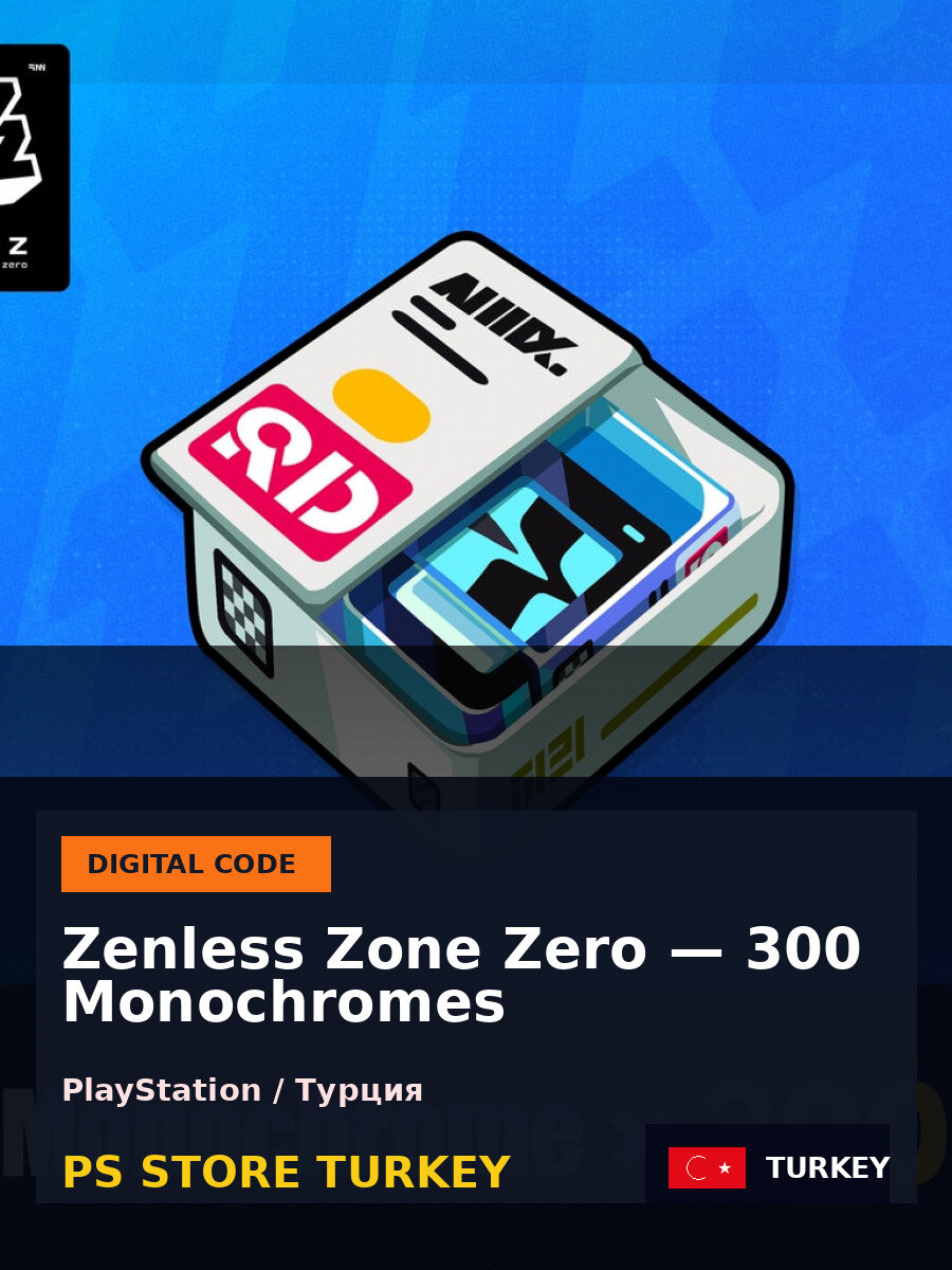 Zenless Zone Zero — 300 Monochromes PS5 — PlayStation Store Турция, цифровая версия