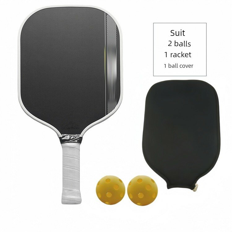 Скорпеус углеродное волокно пиклбол палка черно-желтая, 14 мм толщина, набор палок