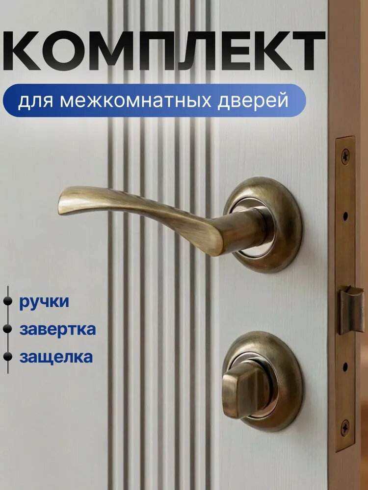 Ручка дверная межкомнатная комплект