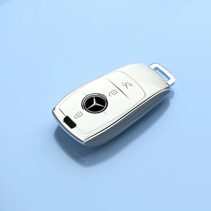Одиночный ключевой брелок для Mercedes A-класса слоновая кость 2019-2025 гг. премиум защита