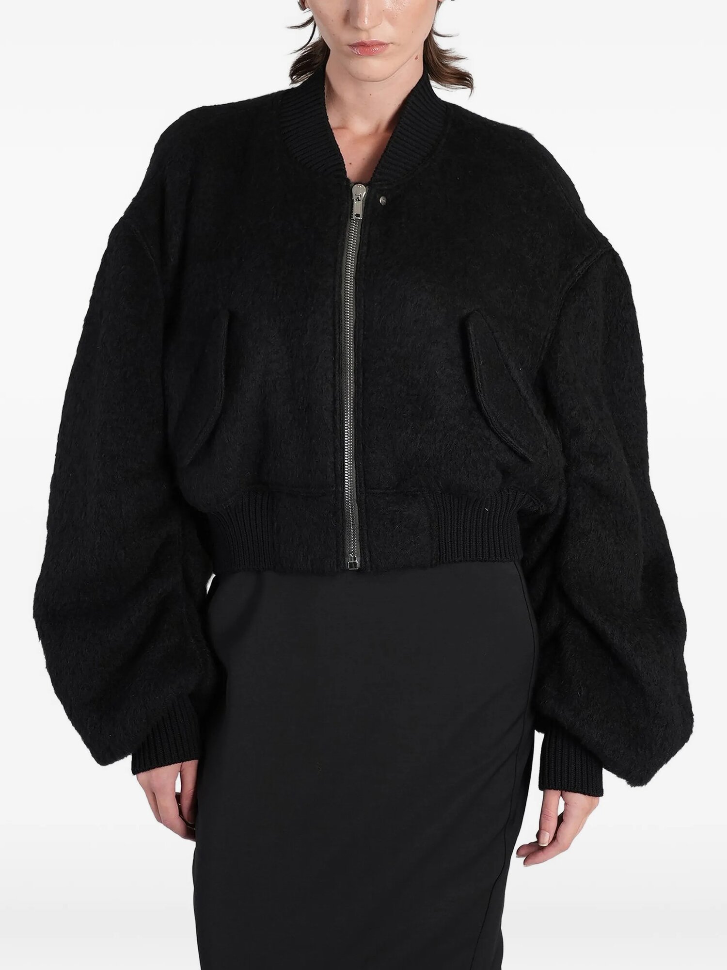 Куртка Cropped oversized bomber jacket