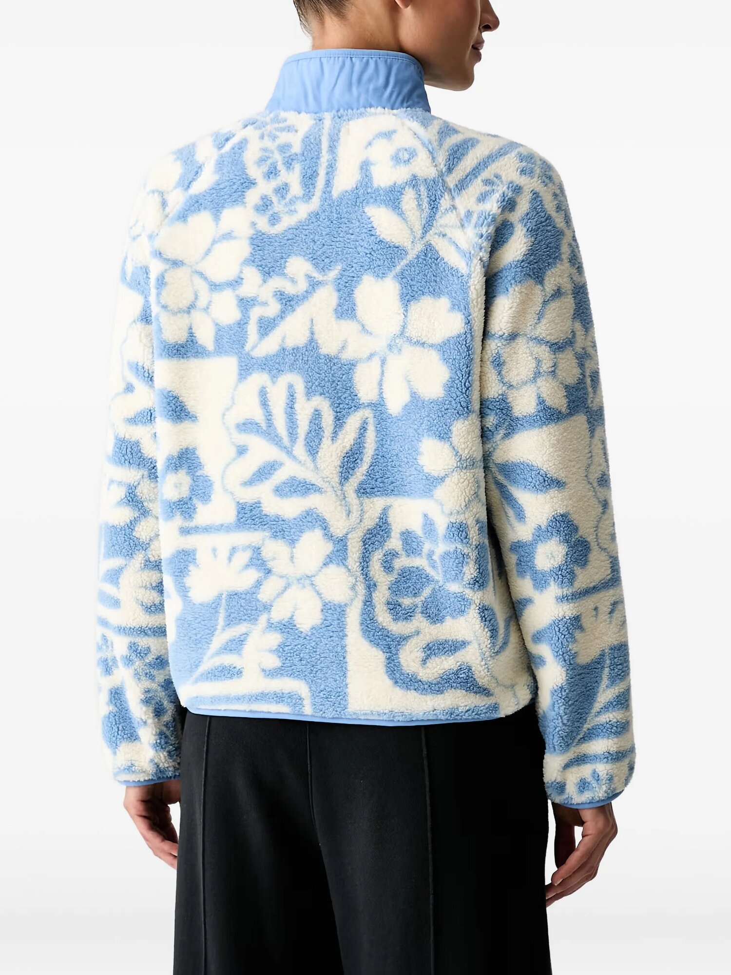 Свитер RIP CURL Floral-print sweater, размер 46, , Синий принт — фото 1