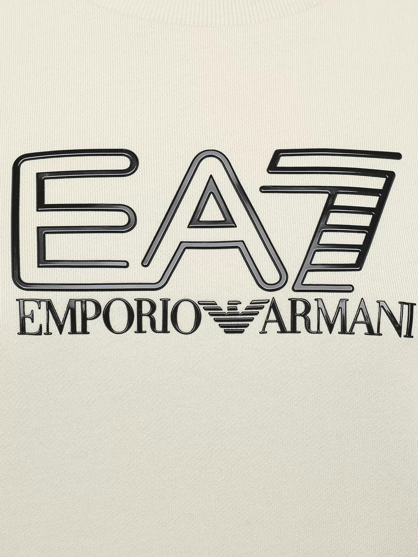 Свитшот EA7 EMPORIO ARMANI, размер M, , бежевый — фото 1