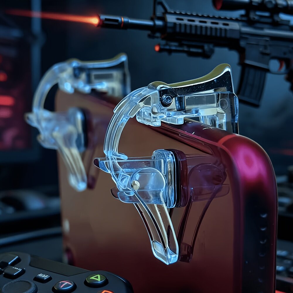Пара мобильных игровых контроллеров GT01, механические спусковые крючки из сплава для быстрой стрельбы, универсальный геймпад для смартфонов