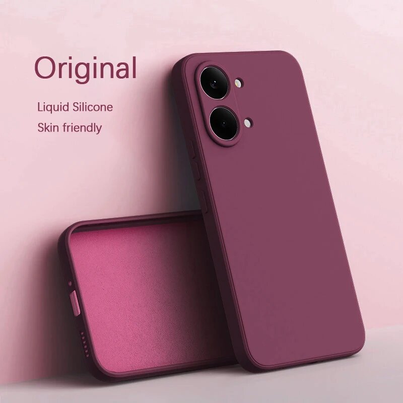 Оригинальный жидкий силиконовый чехол Fashion для POCO X8 PRO MAX X7 X7PRO JRed, POCO X8 Pro Max