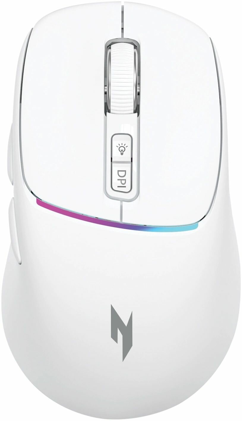 Игровая мышь Acer Мышь Nitro OMR506 белый оптическая 12800dpi беспров. BT/Radio USB (ZL. MCE11.01X)
